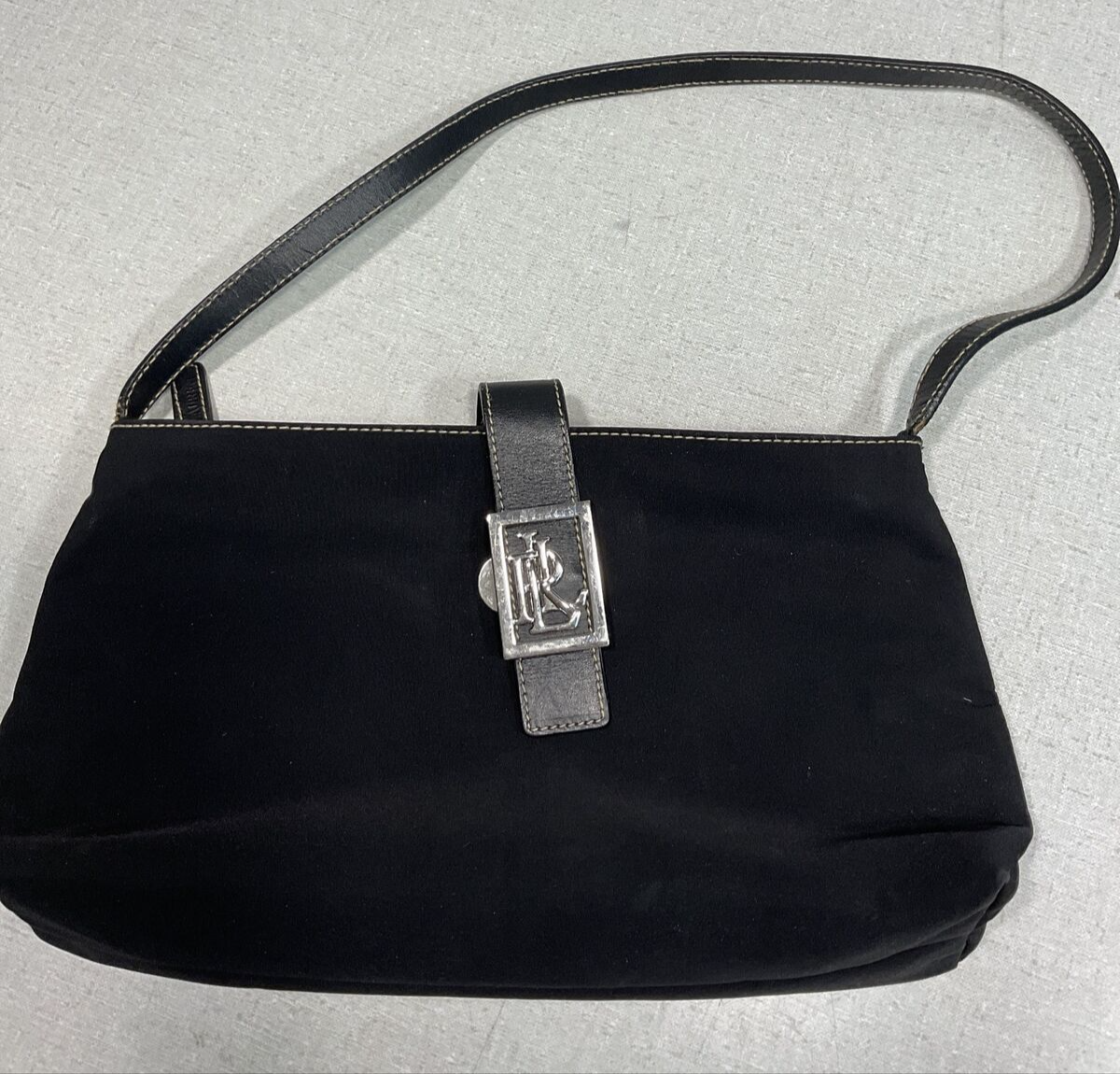 Vintage Lauren Ralph Lauren Rare Black Purse Handbag Bag Vintage Lauren Ralph Lauren Rare Black Purse Handbag Bag