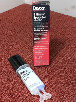 5 Minute Epoxy Gel, 25 mL, Dual Syringe Dev-Tube Devcon DEVCON 14240, EXP 11/26 | eBay