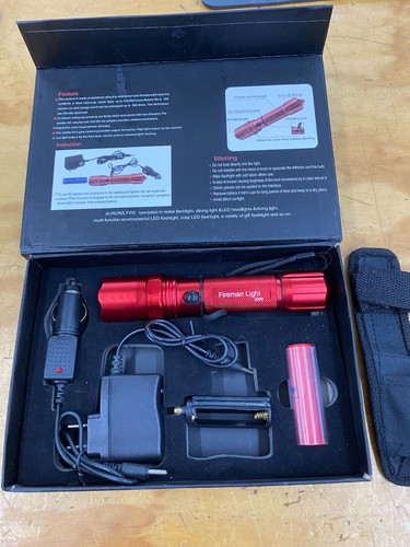 AURORA FIREMAN FLASHLIGHT 65253 | eBay