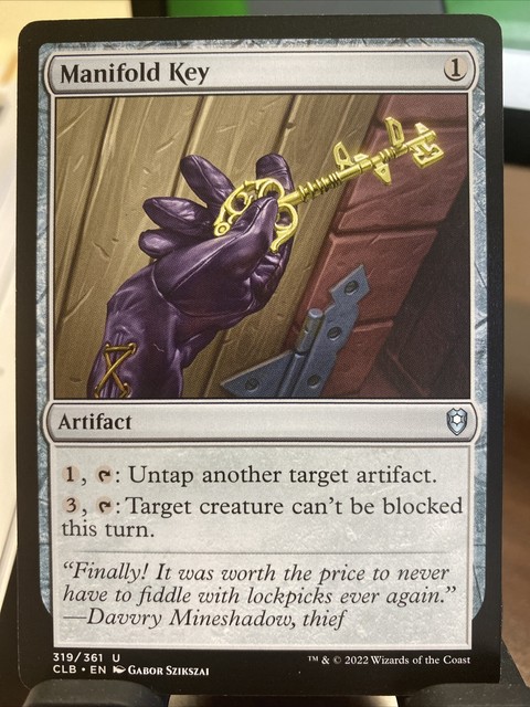 MTG Manifold Key Commander Legends: Battle for Baldur's Gate 319/361 ...