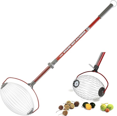 Nut Collector and Picker Upper Roller with Cage Spreader, Nut Gatherer ...