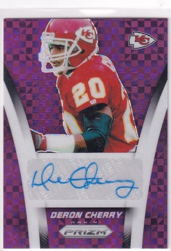 Panini 2024 Absolute NFL No. FBA-DCY Deron Cherry Auto Púrpura 10/49 | eBay