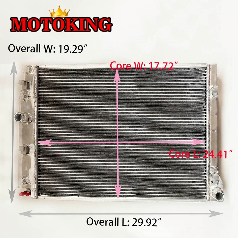 Aluminum Radiator Fit 1997-2000 1999 Chevrolet Chevy Corvette Z06 C5 5. ...