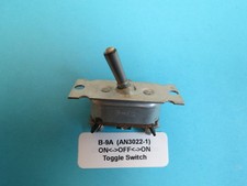Warbird Vintage Aircraft C-h Part# An3022-8 Toggle Switch for sale ...