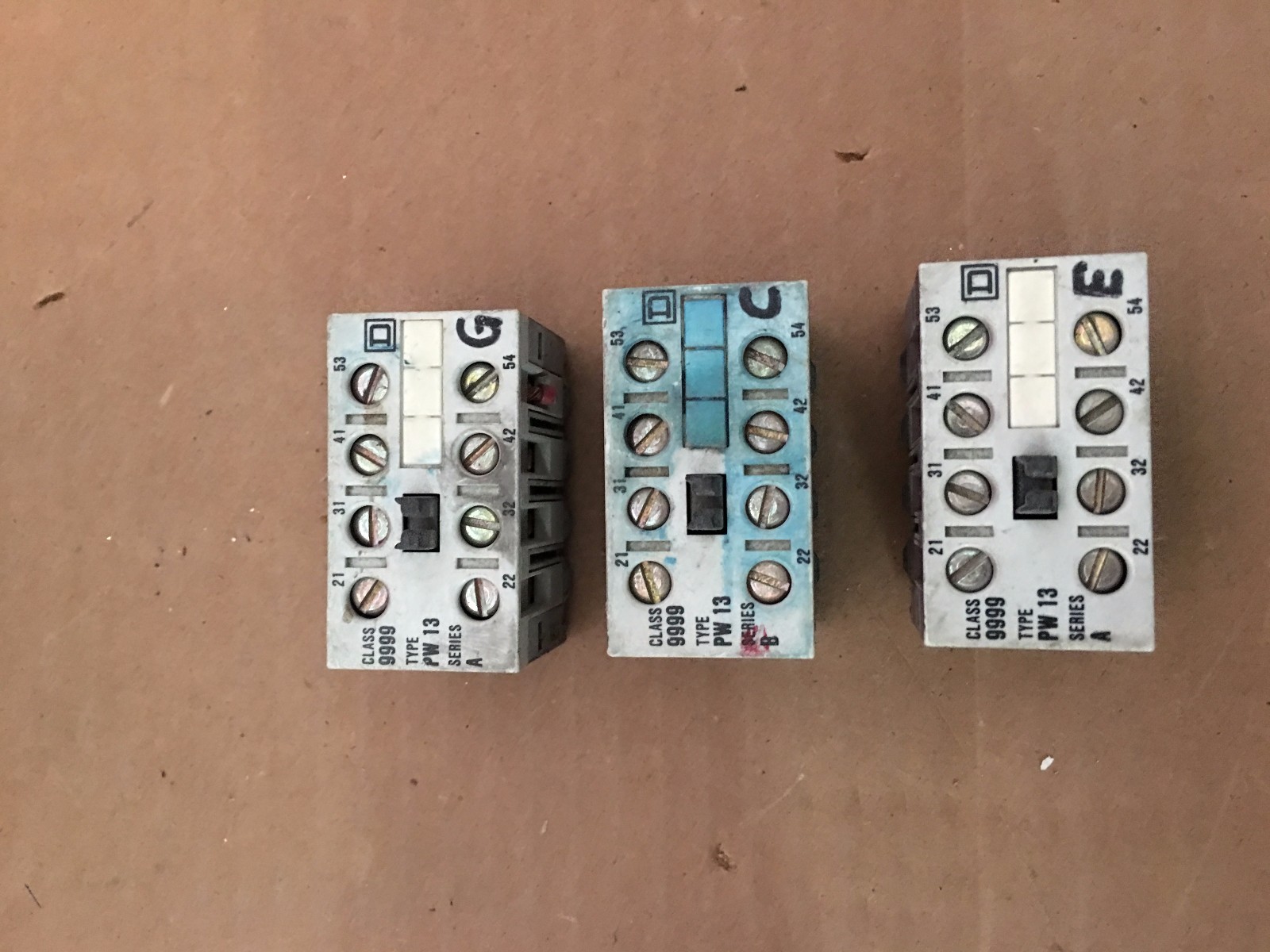 9999PW13 Square D Contact Block (lot of 3) | eBay