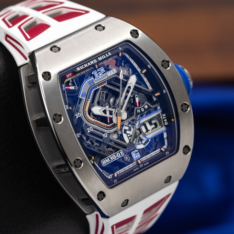 RICHARD MILLE RM30-01 Automatic Declutchable Rotor Titanium Skeleton ...