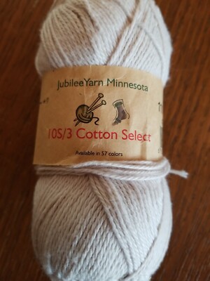 Jubilee Yarn Minnesota 10S/3 Cotton Select Yarn Vapor Grey 110 | eBay