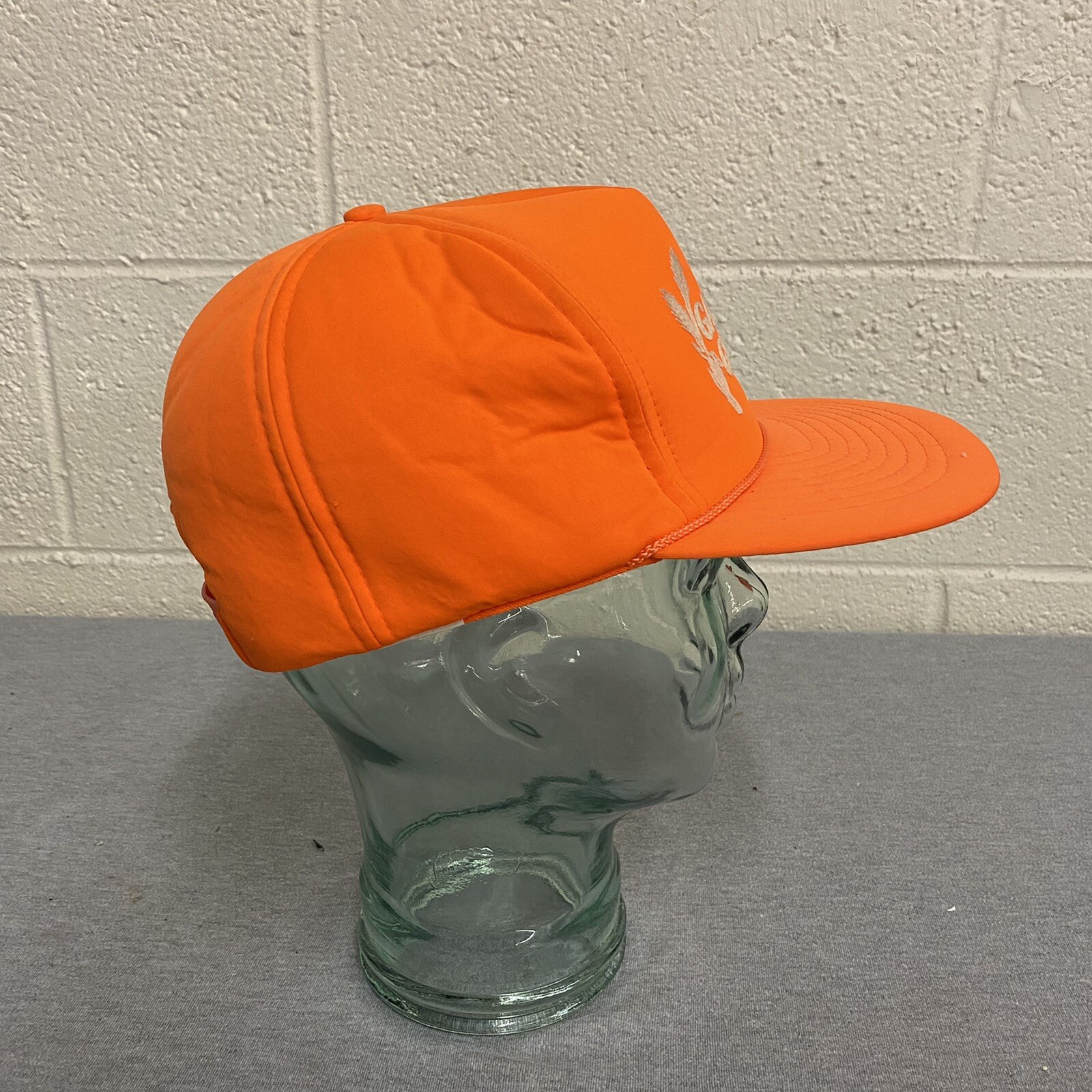 Garvey Grain Rope Trucker Hat Wheat Mesh Orange - Gem