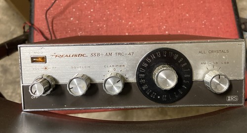 Realistic CB Radio SSB +AM TRC-47 23 Channel Vintage UNTESTED | eBay