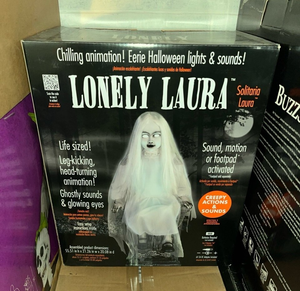 Halloween Party City Lonely Laura Halloween Animatronic Prop | eBay