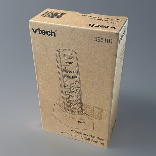 Vtech DS6101 Silver Accessory Cordless Handset Phone For DS6151 Series ...