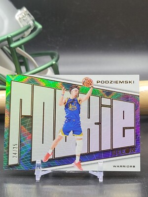 Brandon Podziemski 2023/24 Recon Rookie RC Gold #/25 Golden St ...