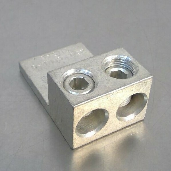 -Ilsco T4A4-250N Aluminum Mech Lug Four conductor Wire Range 250KCMIL-6 ...