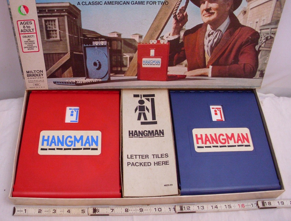 Hangman Game Milton Bradley