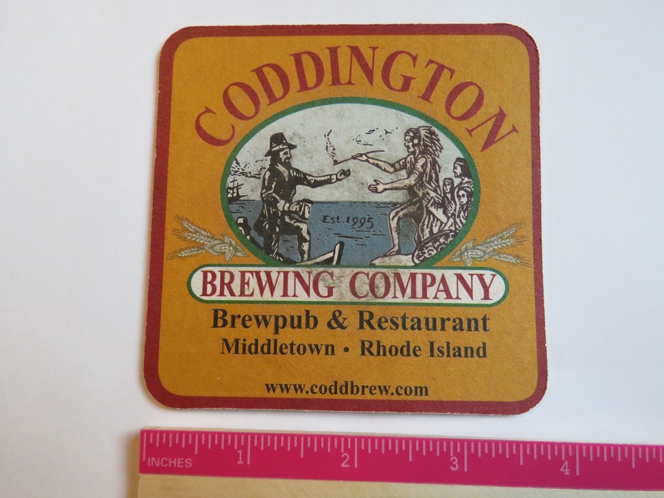 Beer Pub COASTER ~ CODDINGTON Brewing Co & Restaurant ~ Middletown ...