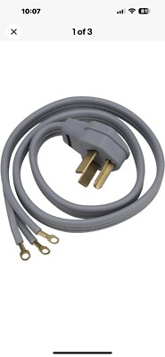 GE 3 Wire Universal Electric Dryer Power Cord 3 Prong WX09X10004 30 Amp ...