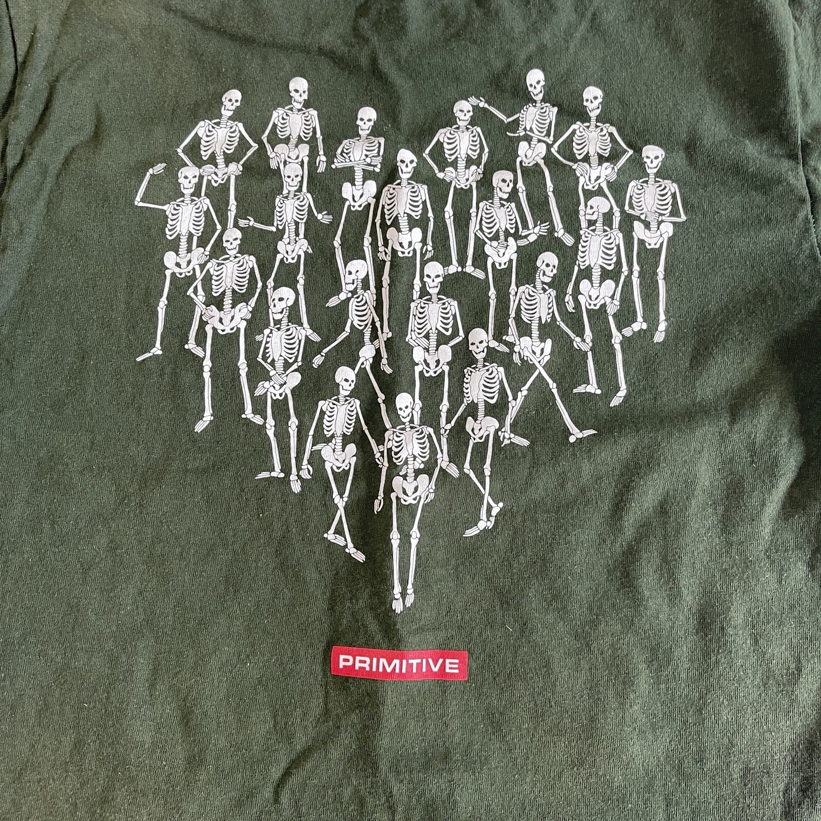 PRIMITIVE SKELETON T SHIRT Youth Medium Cotton Skate Tee KIDS SK8 ...