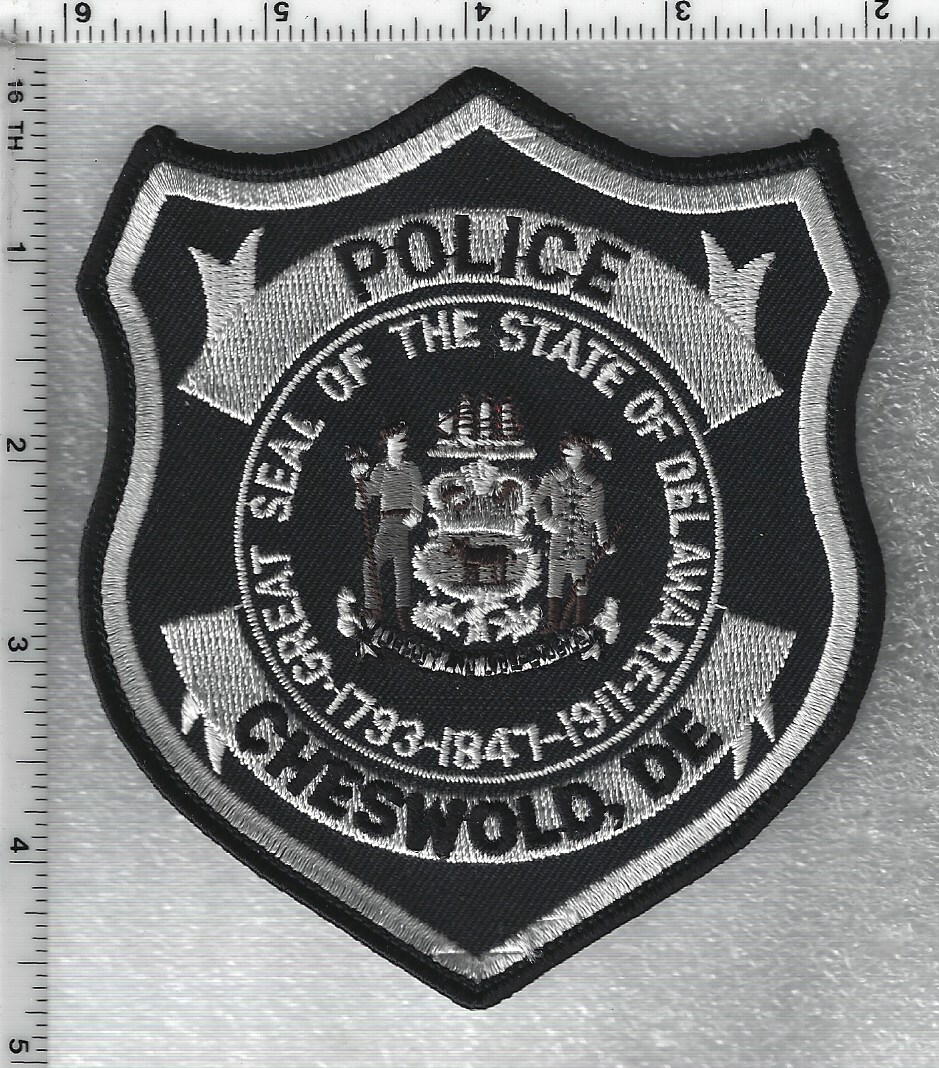 Cheswold Police (Delaware) Subdued Shoulder Patch | eBay