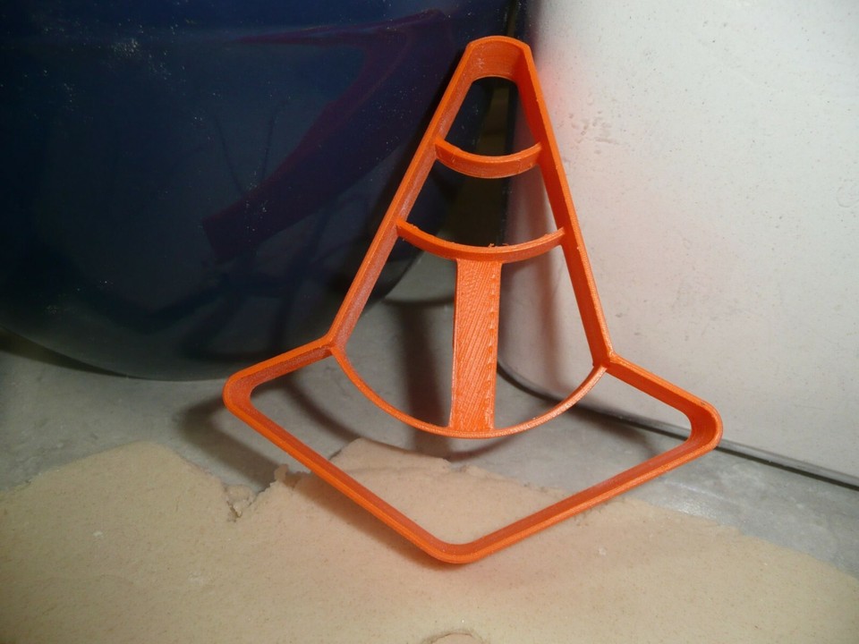 CONSTRUCTION CONE SAFETY MARKER ROAD TRAFFIC COOKIE CUTTER USA PR4108 ...
