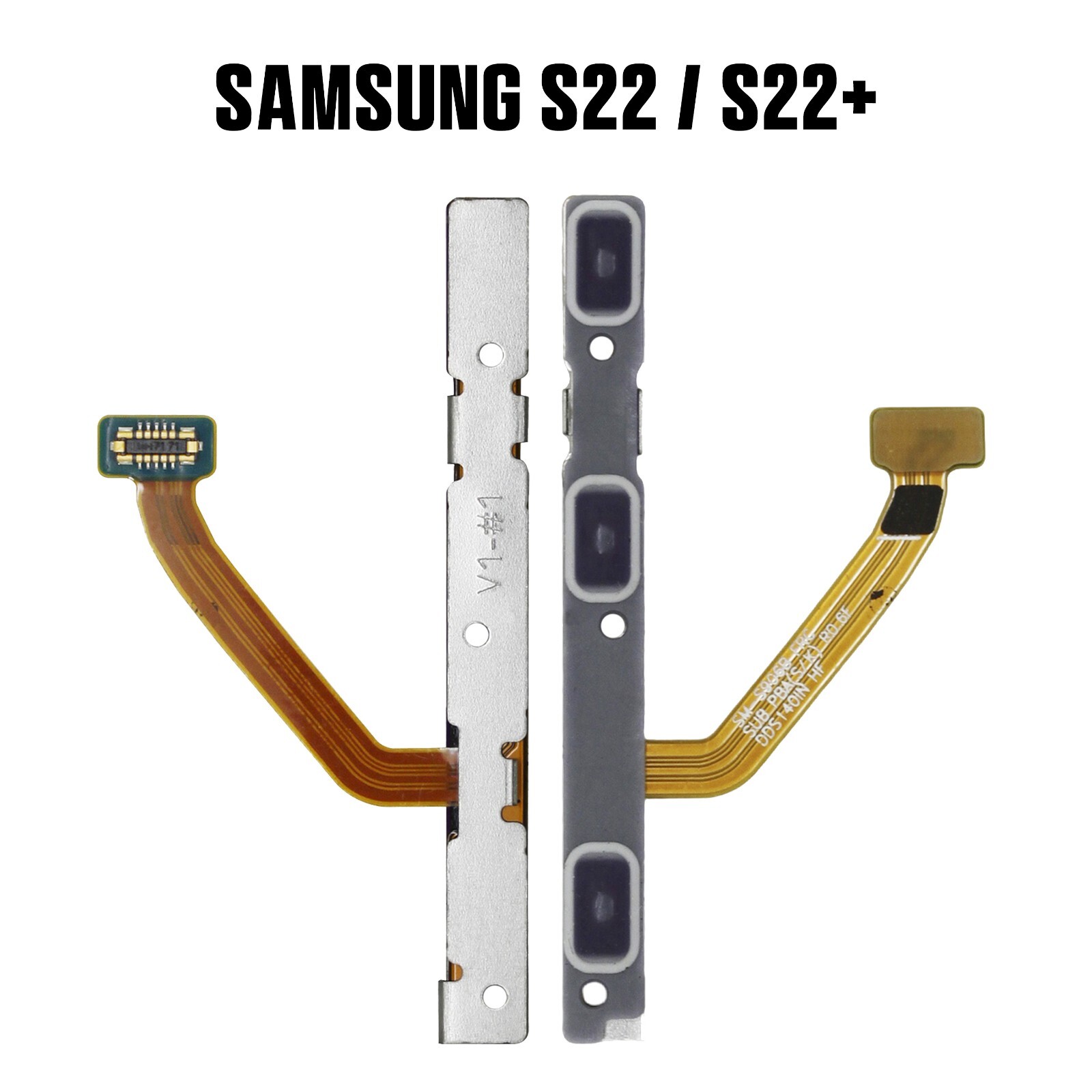 Power Volume Button Flex Cable Ribbon For Samsung Galaxy S22 S22+ S22 ...