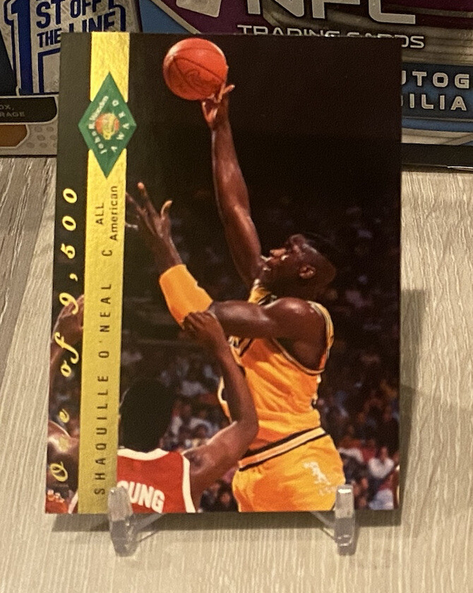 1992 Classic 4 Sport GOLD Shaq Shaquille O'Neal ROOKIE RC /9500 #318 ...