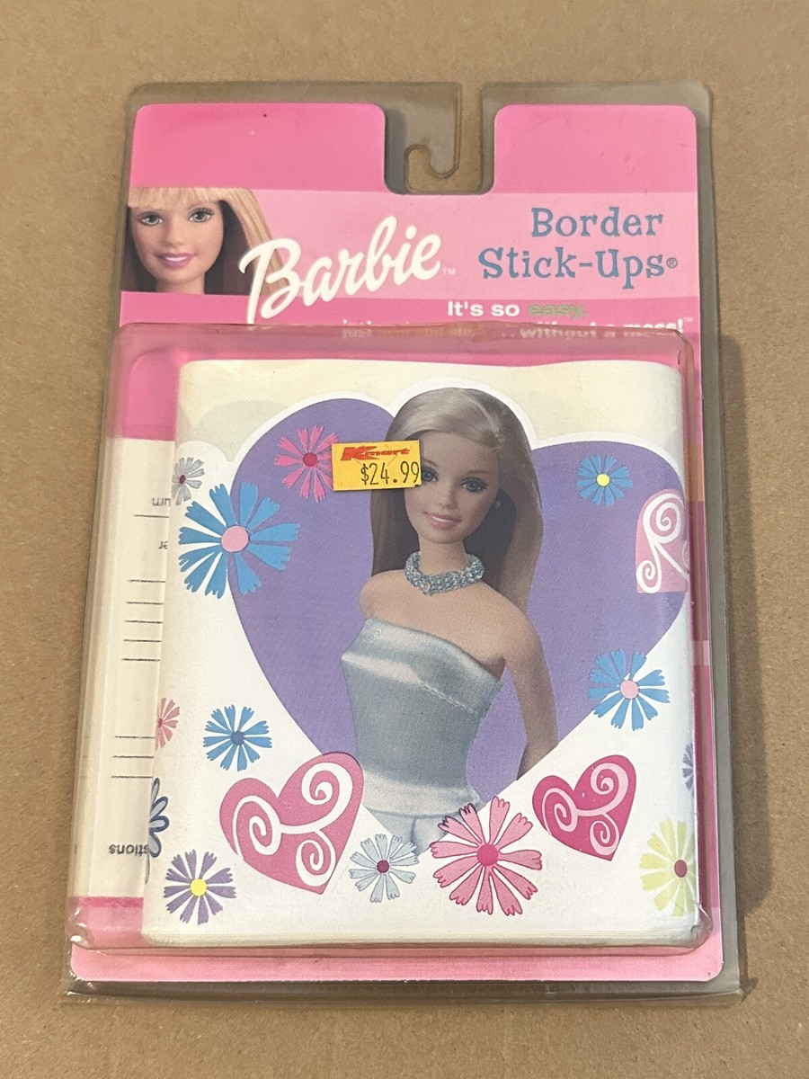 Barbie Wallpaper Border Barbie White / Pink Border | Vymura