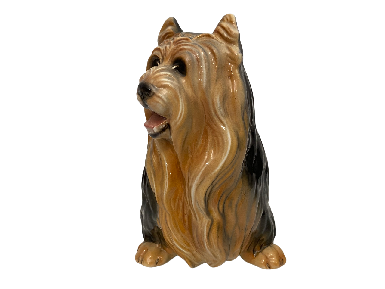 Ronzan Ceramiche Yorkshire Terrier Dog Mid Century Sculpture Figurine ...