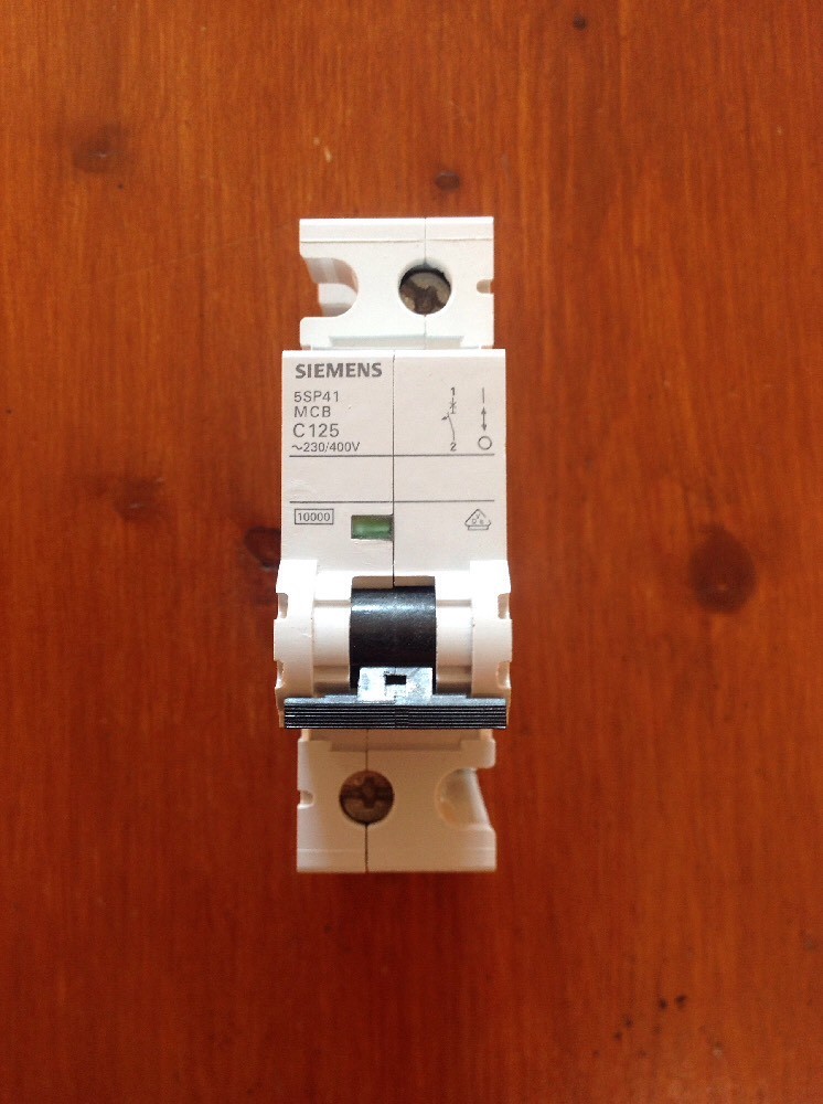 Siemens - 5SP41 92-7 -mcb - C125 - 125 Amp - C-Type - 10 ka - circuit ...