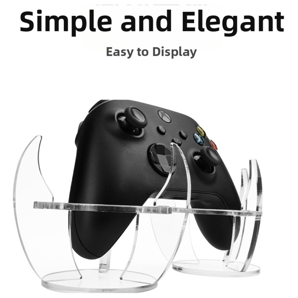 2PCS Transparent Acrylic Game Controller Holders for PS with Nonslip ...