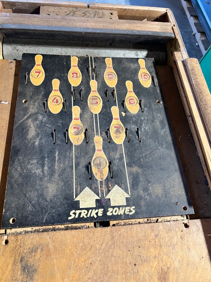 VTG 1949 United's Shuffle Alley Puck Bowling Arcade Game FOR ...