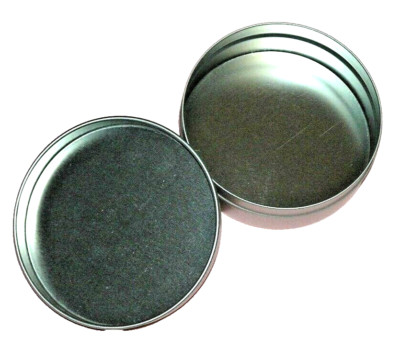 Shaving Soap Storage Tin Travel Shave Metal Round Shiny | eBay