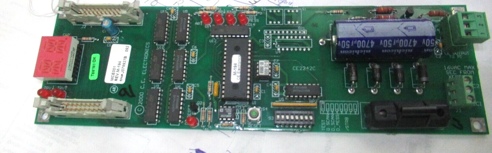 MCE ELEVATOR MCE-001 CE-2242C PCB | eBay