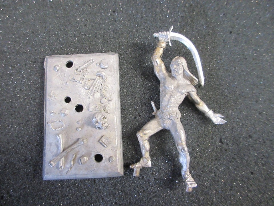 THUNDERBOLT MOUNTAIN MINIATURES 54mm 1/32 BARBARIAN w/BASE #1001 | eBay