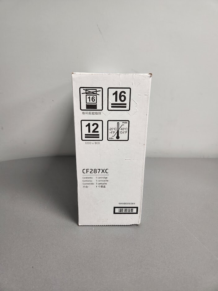 HP CF287XC 87X Black Toner Cartridge, LaserJet Enterprise M506dh, New ...