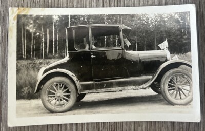 Antique Photo Early Model Ford Old Car 1924 | eBay