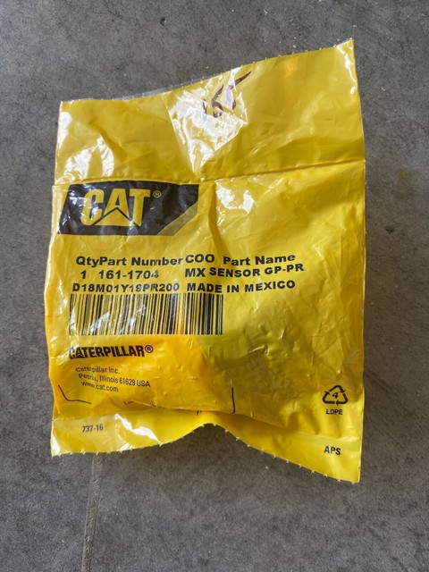 161-1704 Genuine CAT Caterpillar Low Pressure Sensor 1611704 OEM for ...