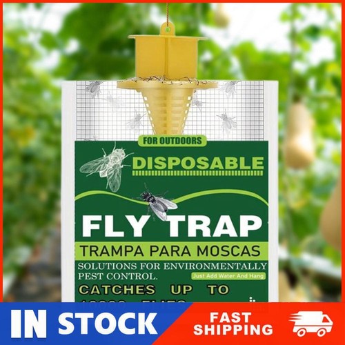 Flies Catcher Disposable Flies Trap Hanging Non Toxic for Outdoor ...