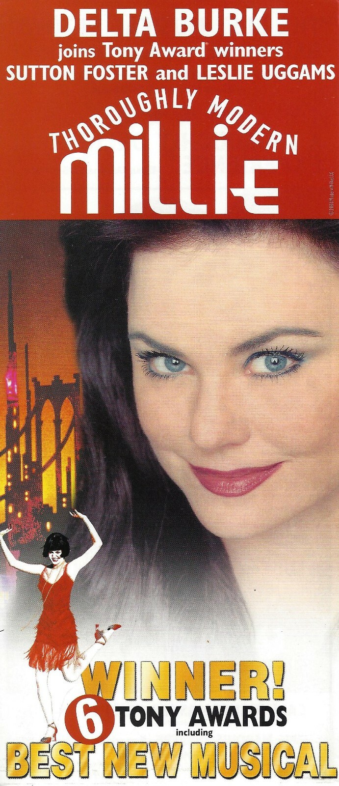 Sutton Foster "THOROUGHLY MODERN MILLIE" Delta Burke / Leslie Uggams ...