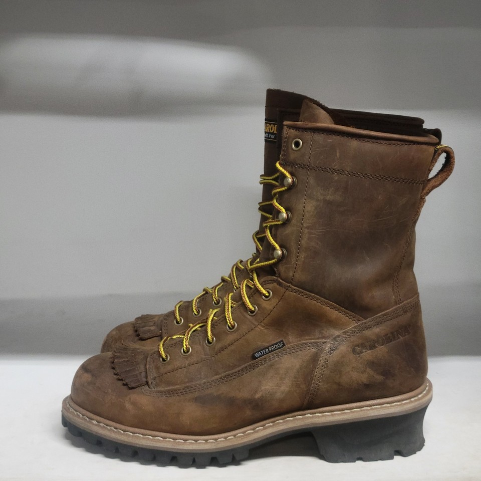 Carolina 8" Spruce Steel Toe Work Boot Brown Mens Size 12EE | eBay