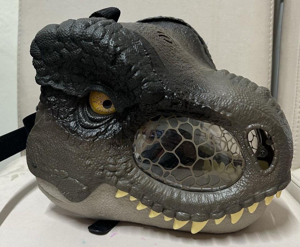 T Rex Chomp 'n Roar Mask Jurassic World Dominion Tyrannosaurus working ...