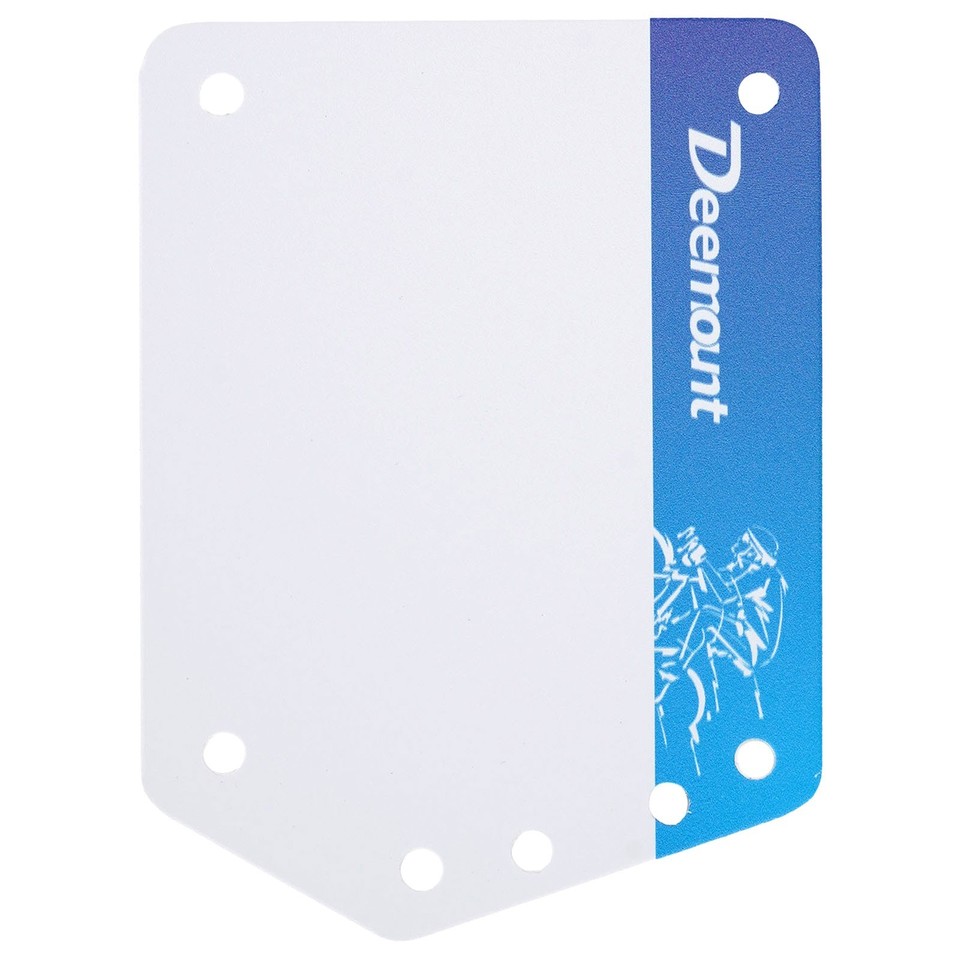 Lightweight Quick Release Mechanism White Blue Race Number Plate 1 PCS ...