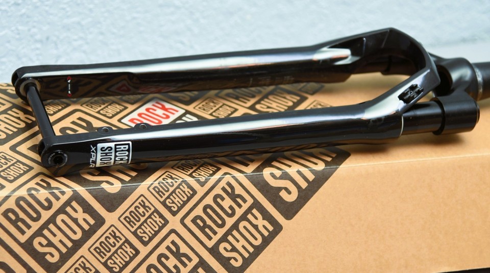 RockShox RUDY Ultimate XPLR Race Day Suspension Fork - 700c, 40 mm, 12 ...