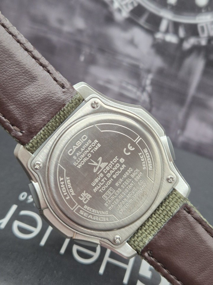 Casio Wave Ceptor WVA-M630B-3AJF Tough Solar Multiband 6 Watch | eBay UK