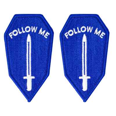 Army Patch US Army Infantry School - color Follow Me | eBay