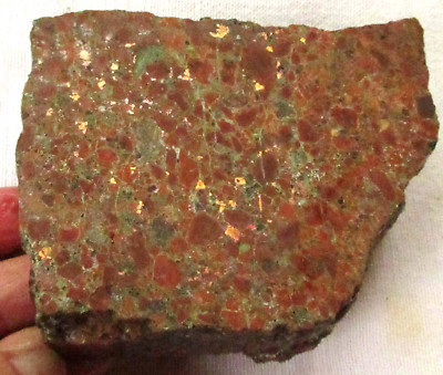 Native Float Copper Slab - Red Jasper - Ore - 815 gms - Michigan | eBay