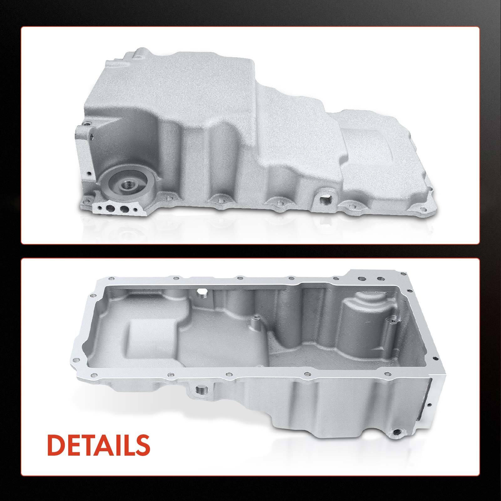LS Retro Low Rear Sump Oil Pan w/ Added Clearance & Turbo Drains for ...