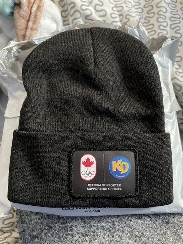 Kraft Dinner KD Canadian Olympics Dark Grey Fabric Hat Toque | eBay