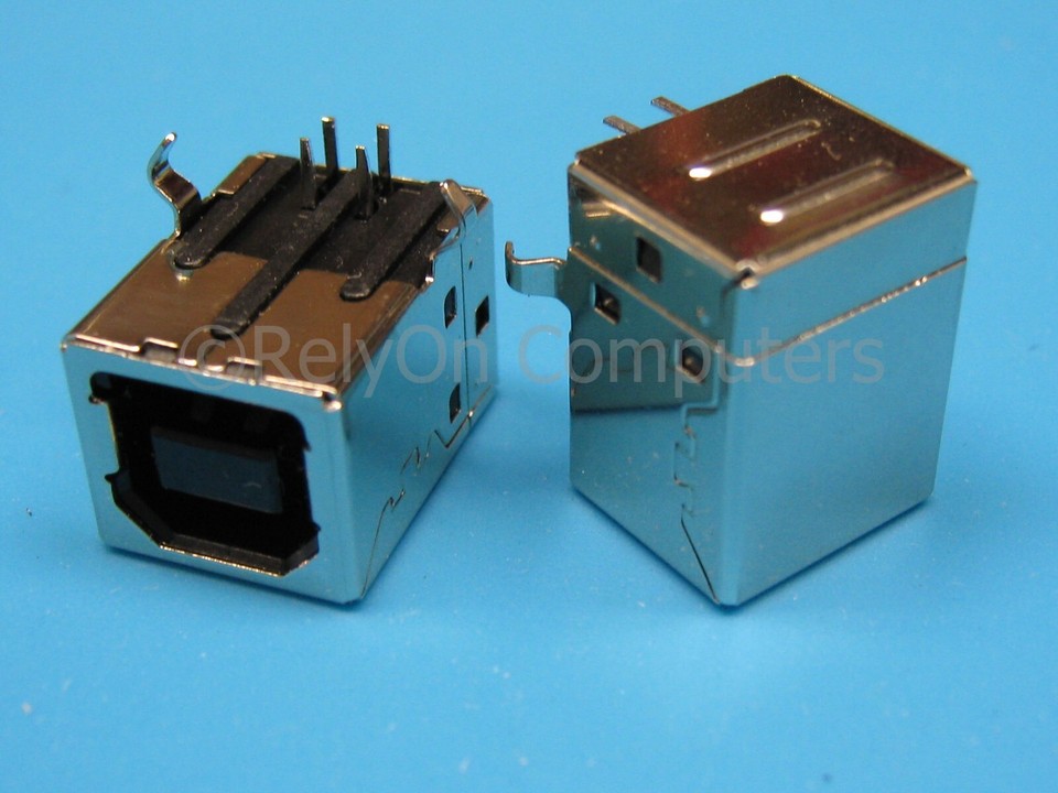 2x USB 2.0 Type-B Port Connector Replacement Jack Part for Scanner ...