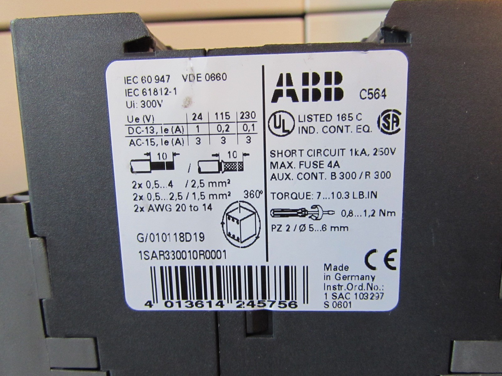 ABB C564 Timer DIN Mountable Multi-function Solid State Relay ...