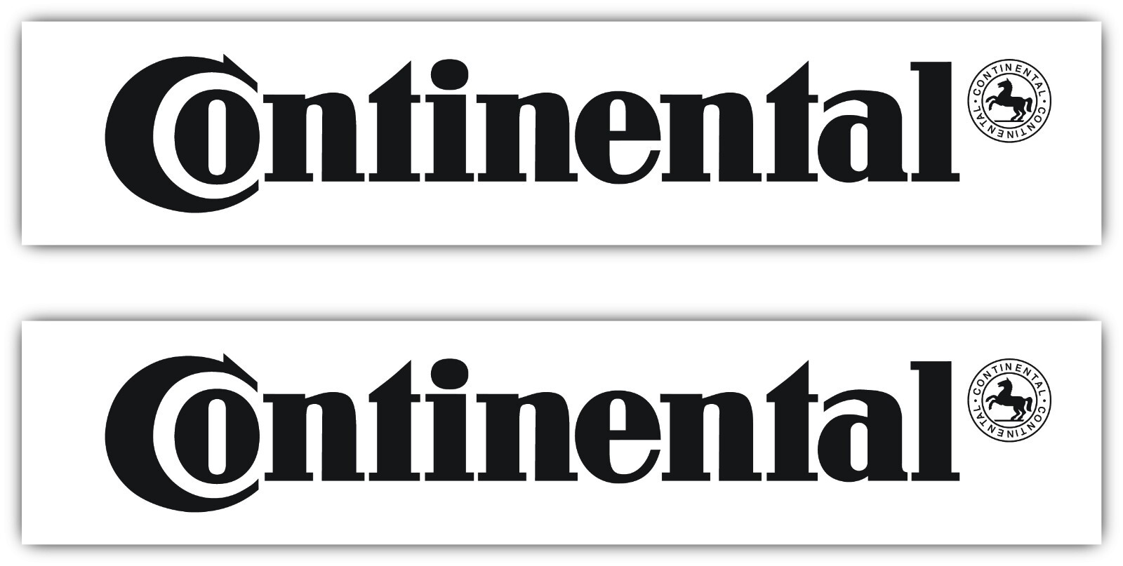2X CONTINENTAL WHITE TIRES RACING DECAL STICKER US MADE TRUCK VEHICLE ...
